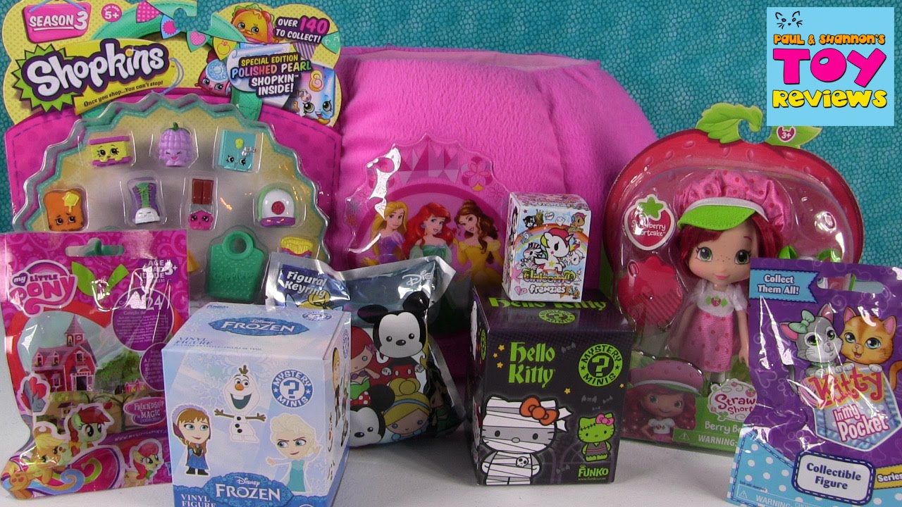 Disney Princess Blind Bag Basket Opening | Frozen MLP Shopkins ...