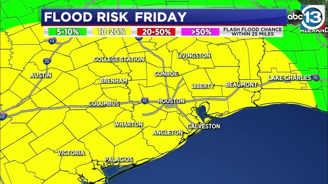 Flash flooding, severe storms possible Thanksgiving and Friday - YouTube