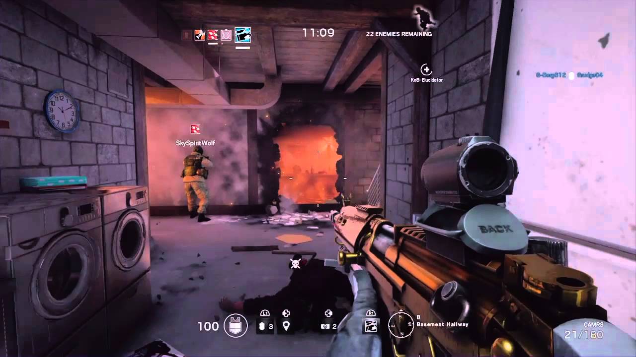 [PS4]Rainbow 6 seige - Breaching charge teamkill - YouTube