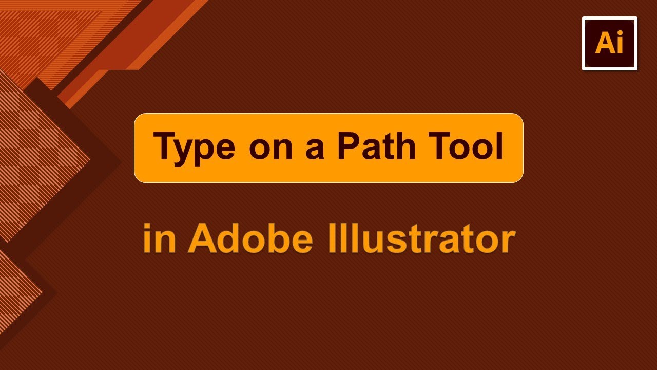 Type on a Path Tool in Adobe Illustrator | Illustrator Tutorial for ...
