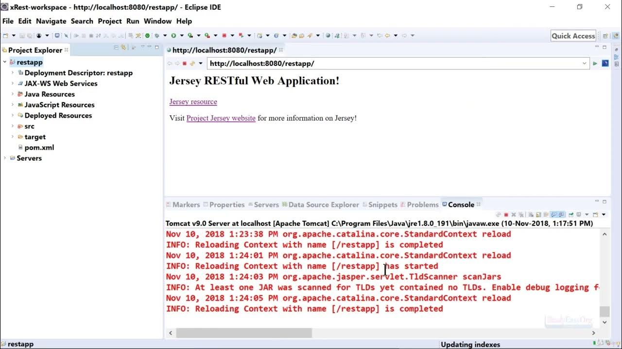 388 Getting started with Restful API (Fixing warnings) - YouTube