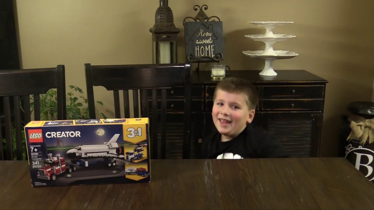 LEGO CREATOR 3 IN 1 SHUTTLE TRANSPORTER - YouTube