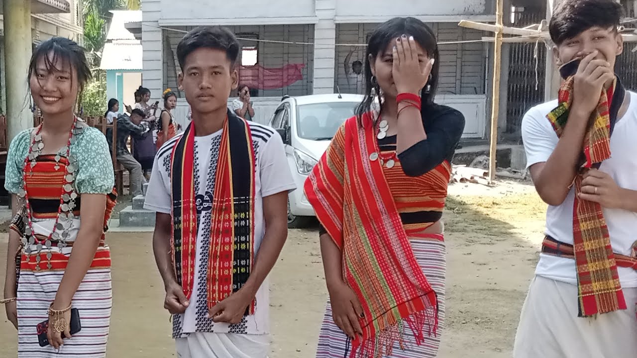 jamatia traditional /dance (ampi school) - YouTube