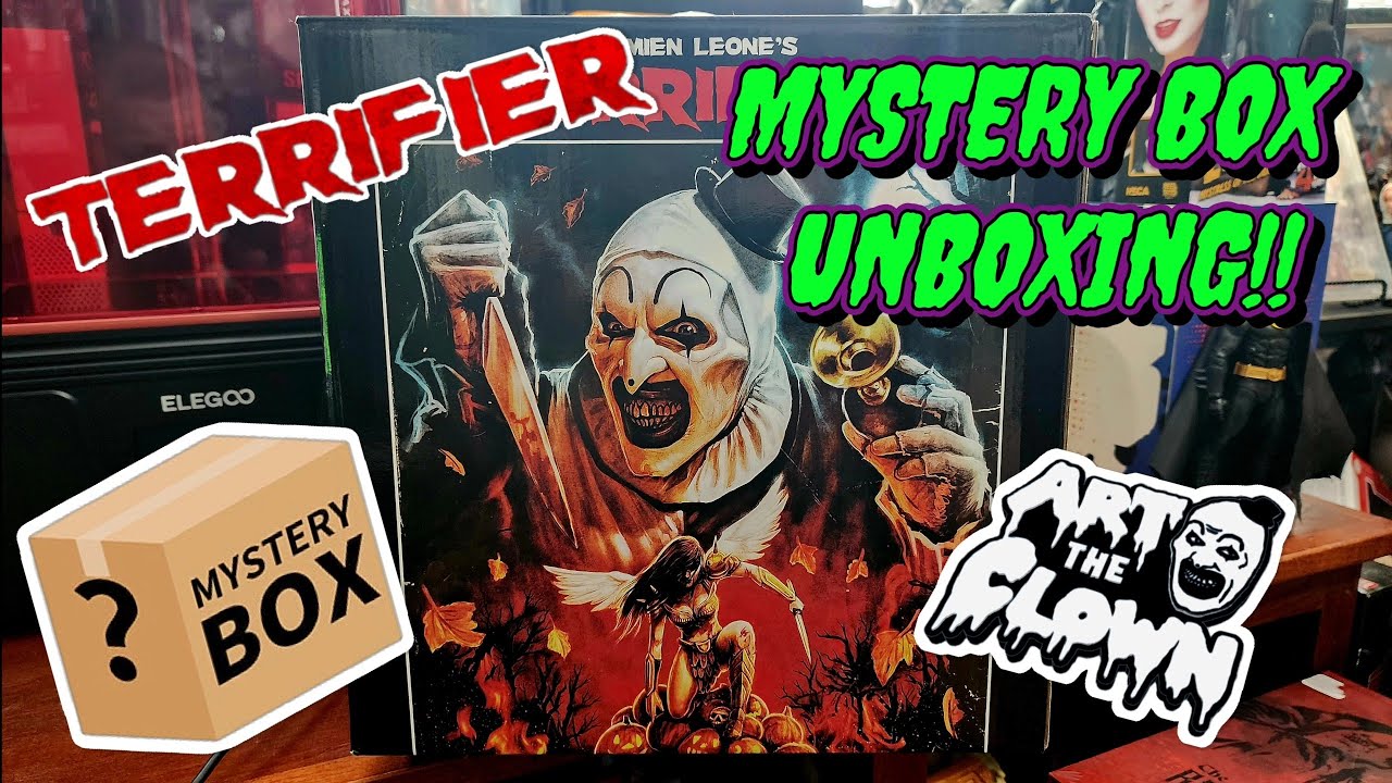 EPIC TERRIFIER HORROR MOVIE MYSTERY BOX UNBOXING AND REVIEW? - YouTube