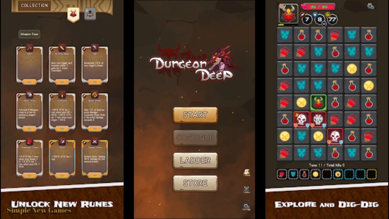 Dungeon Deep Gameplay Android | New Mobile Game - YouTube