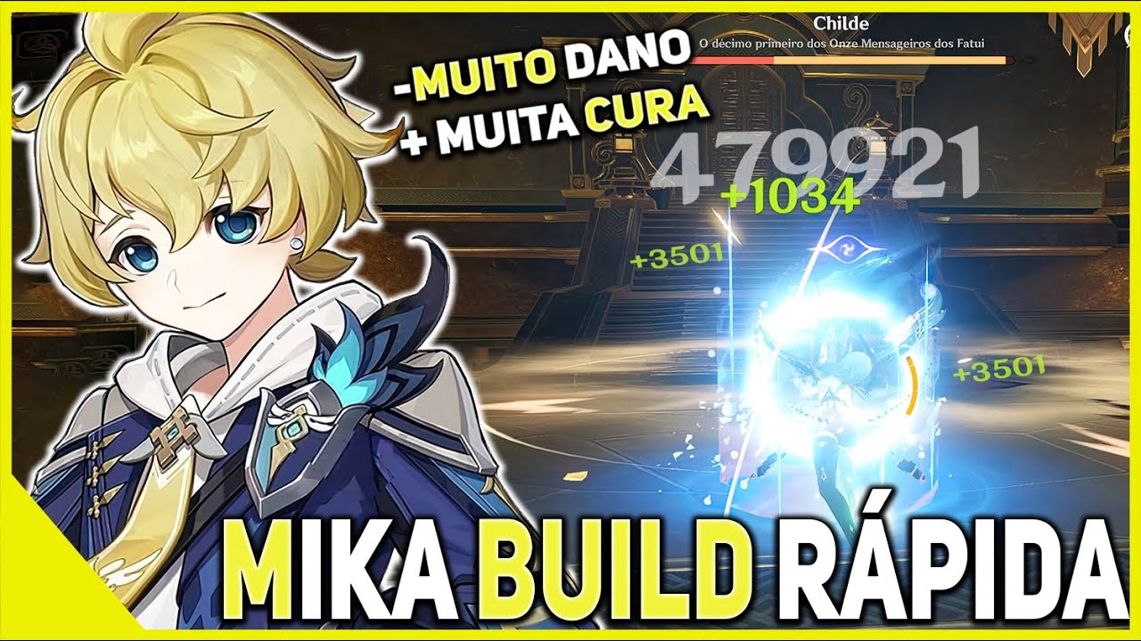 MIKA É UM SUPORTE INCRÍVEL!! MELHOR BUILD F2P!!! BUFF e HEALER GUIA ...