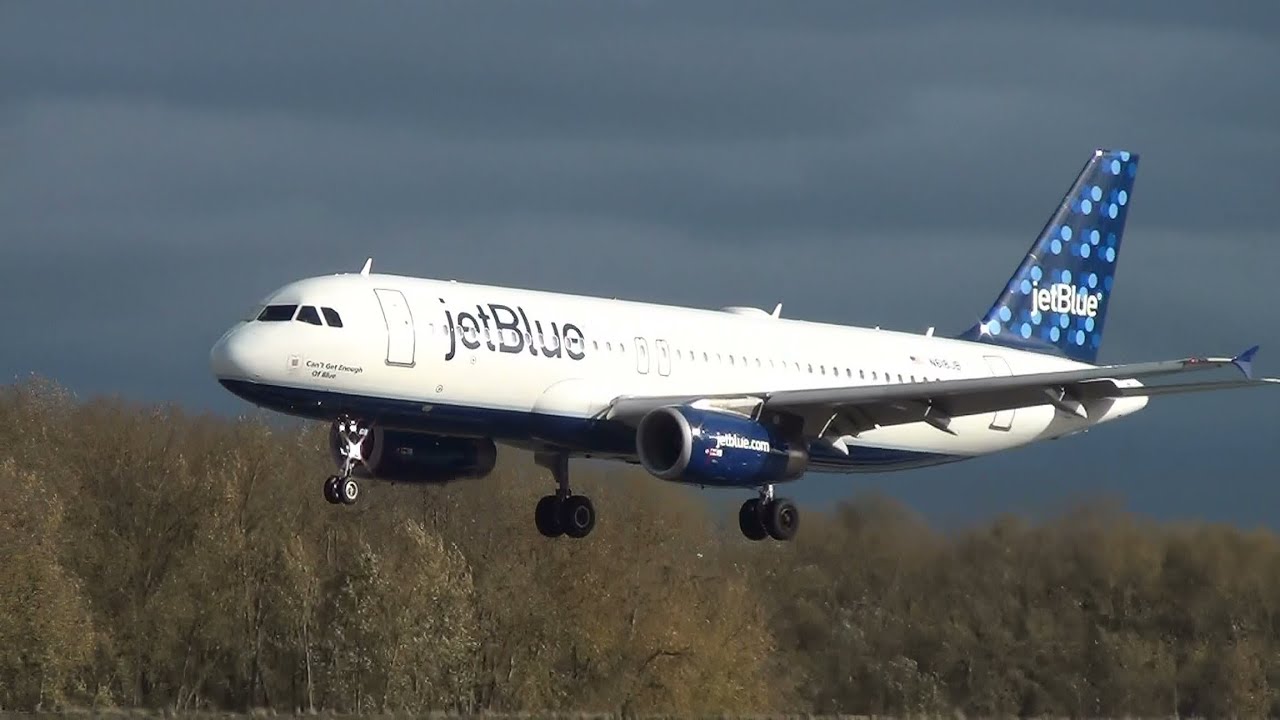 JetBlue N618JB A320 Landing Portland Airport (PDX) - YouTube