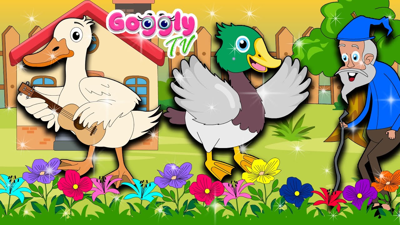 "Goosy Goosy Gander 🦢 | Fun Nursery Rhyme for Kids"| Baby Dance Song ...