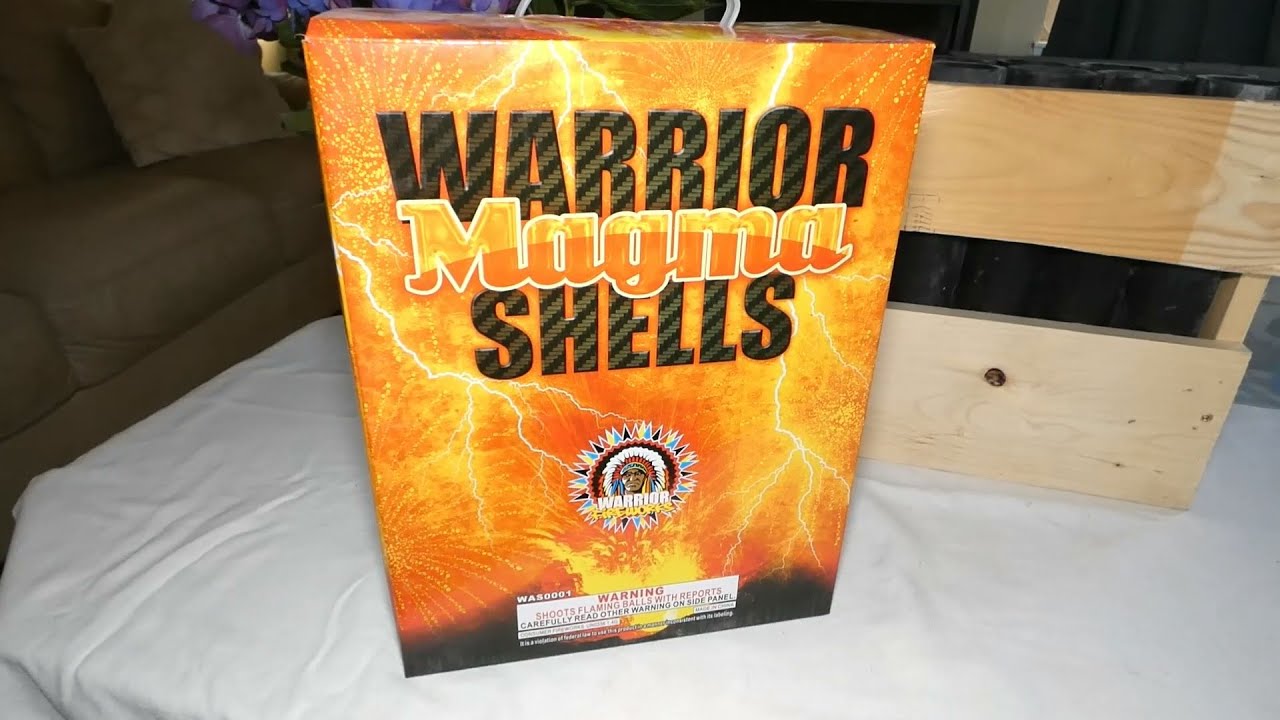 Warrior Magma Shells From OutLaw Pyro #fireworks - YouTube