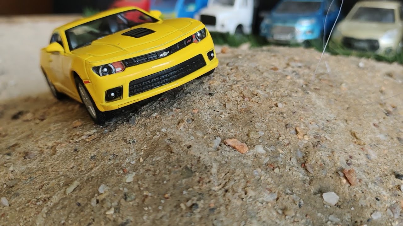 Review & Testing of Chevrolet Camaro mini car || Scale and Diecast ...