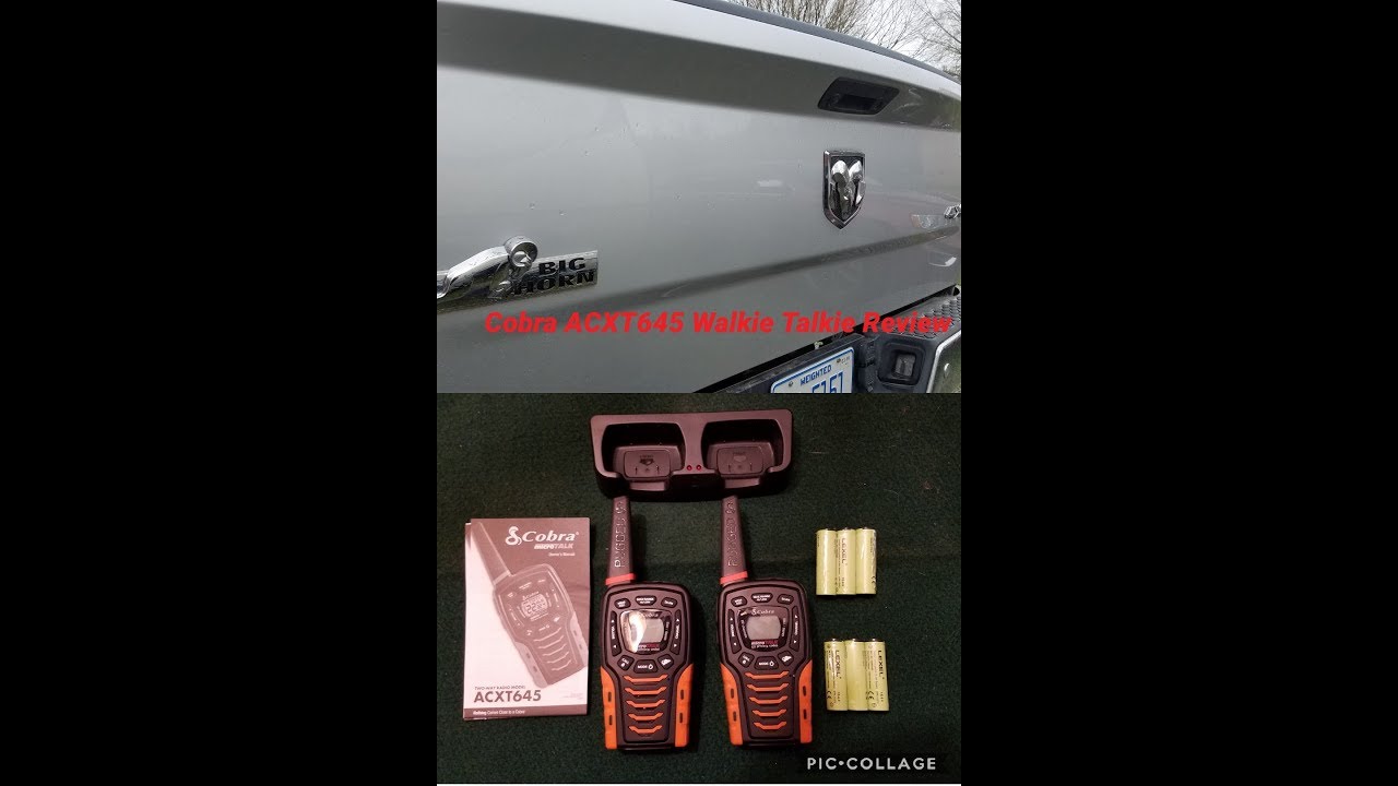 Cobra ACXT645 Walkie Talkie Review - YouTube