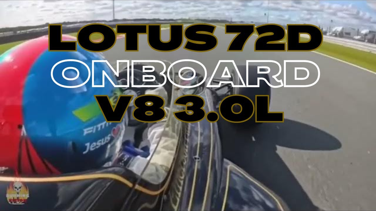 Onboard with the Legendary Lotus 72D V8 – F1 Pure Power! - YouTube