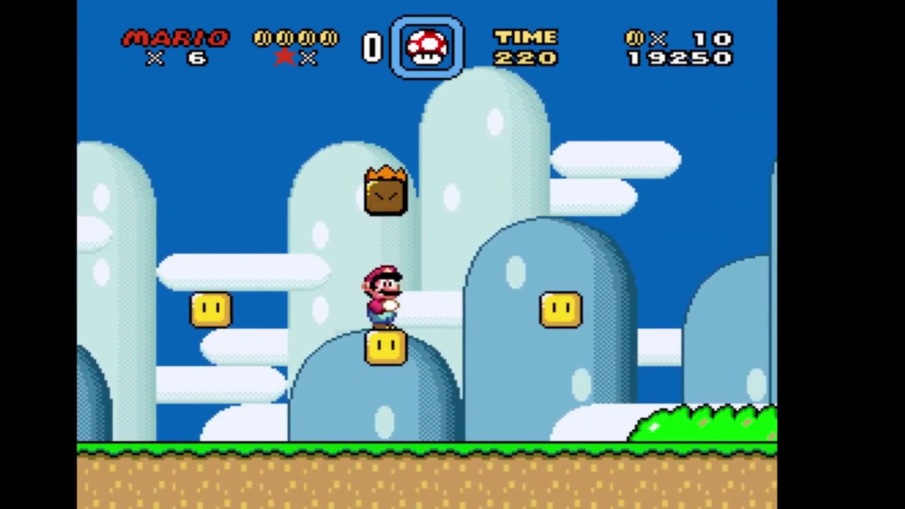 Super Mario World Walkthrough Part 1 /World 1 (SNES/WIIU) - YouTube