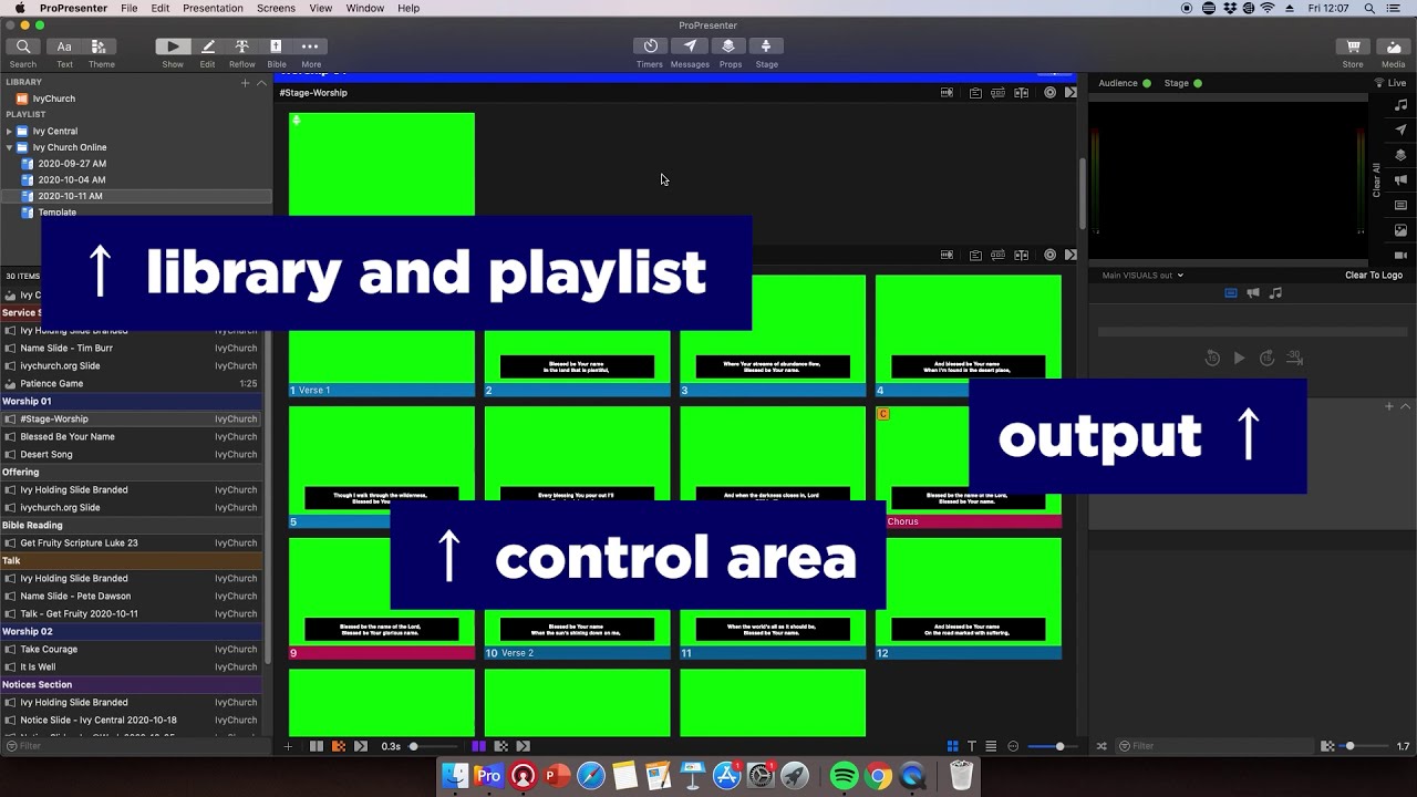 Visuals Tutorial 02 // ProPresenter 7 layout - YouTube
