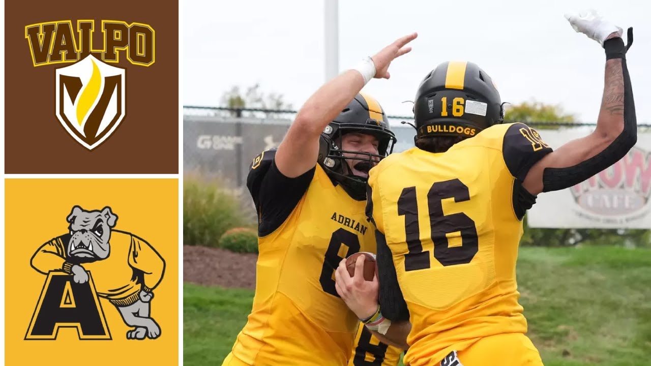 Adrian vs Valparaiso Highlights | 2025 College Football - YouTube