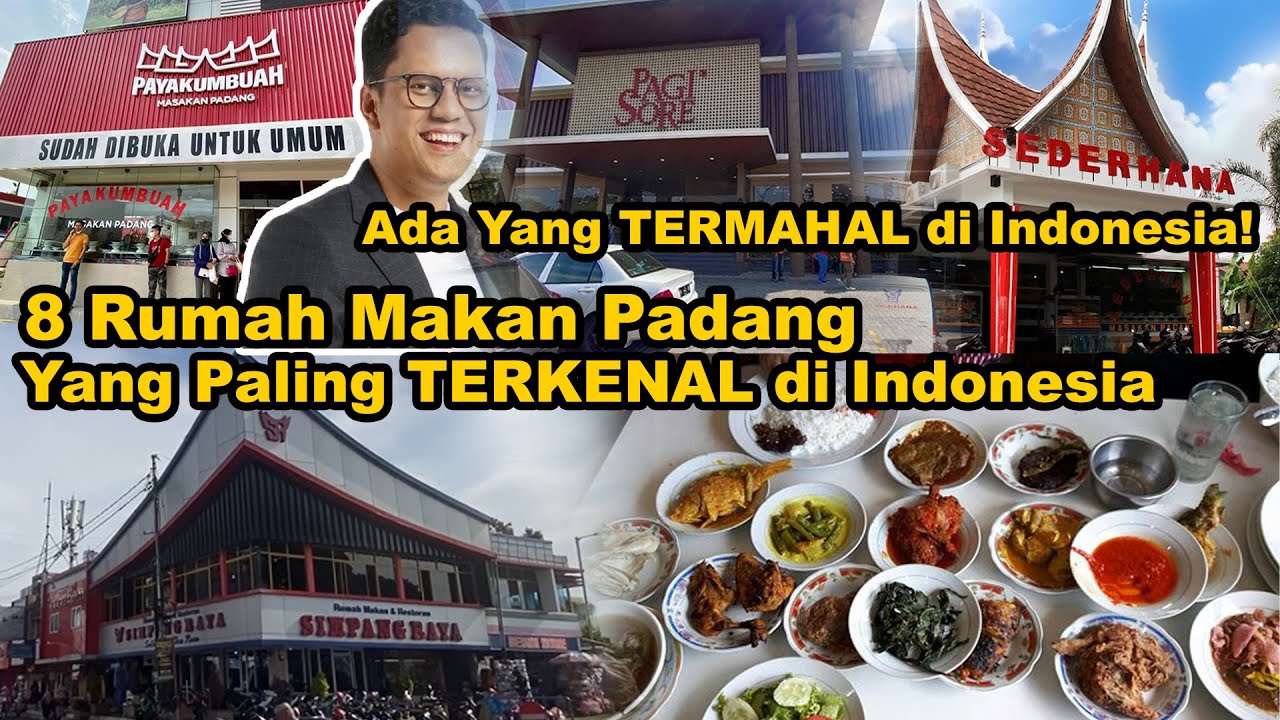8 Rumah Makan Padang Yang Terkenal di Indonesia, Disini Tempat Makan ...