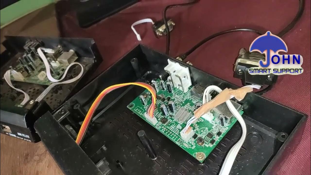 gx6605s National chip set top box recovery rs232 - YouTube
