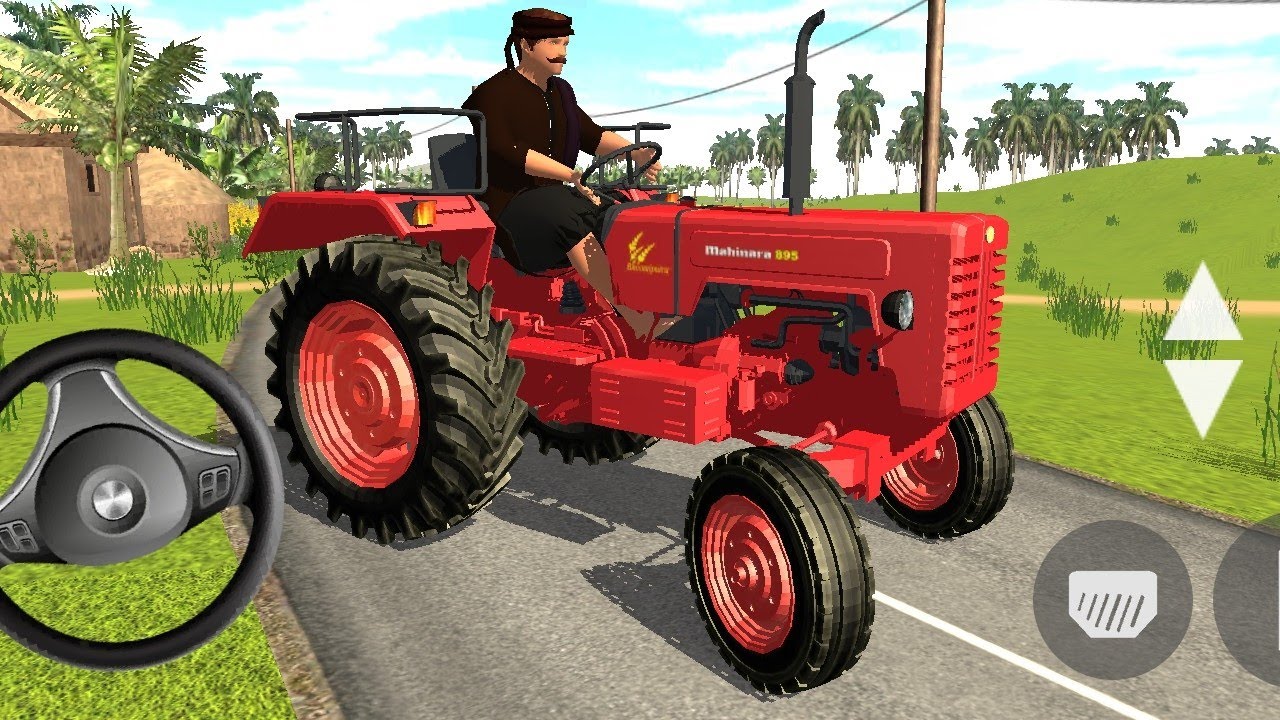 TRANSPORTING tractor driving 3d #fs22 Mahindra tractor Offroding ...
