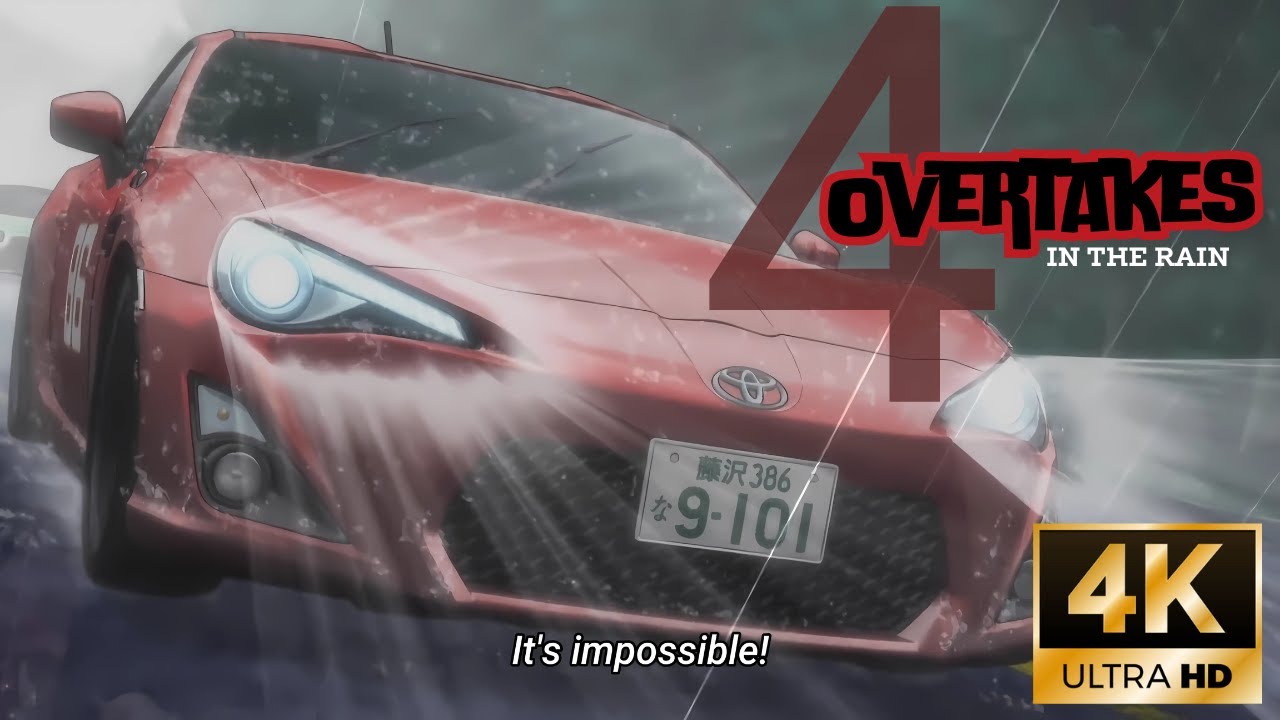 Kanata Overtaking 4 cars in the Rain | MF Ghost Season 2 | Toyota 86 vs ...