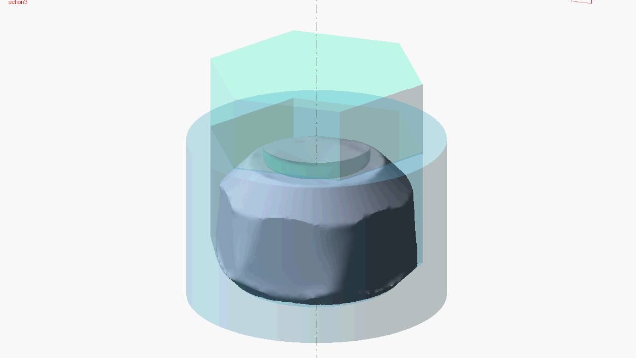 Qform 3D_nut - YouTube