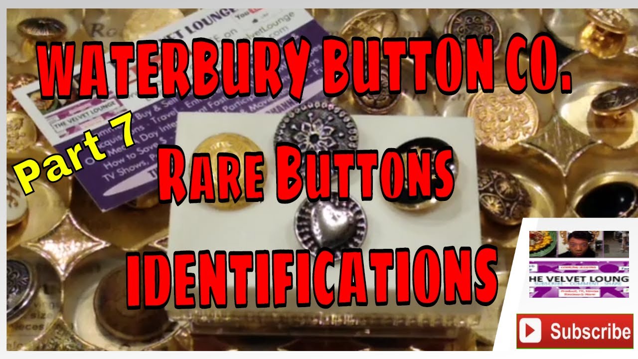 Waterbury Button Co Button Collection Rare Couture Identifications W ...