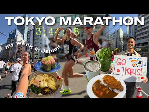 I RAN THE TOKYO MARATHON!!! week in Japan + full race experience 🇯🇵✨