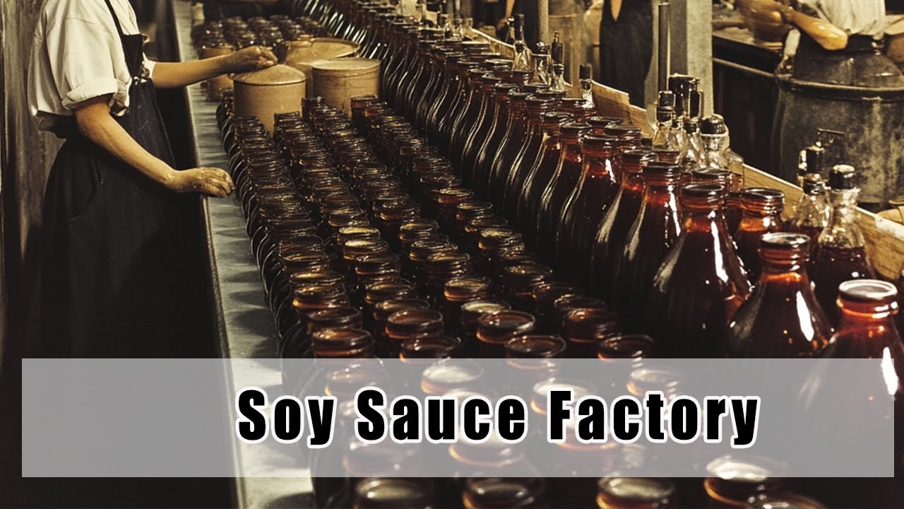 The Traditional Soy Sauce Making Process - YouTube