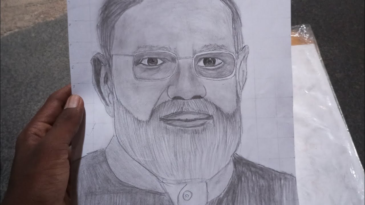 Narendra Modi.. 🫶🚩 Drawing.. 🖇️JAI BJP. 🙏 - YouTube