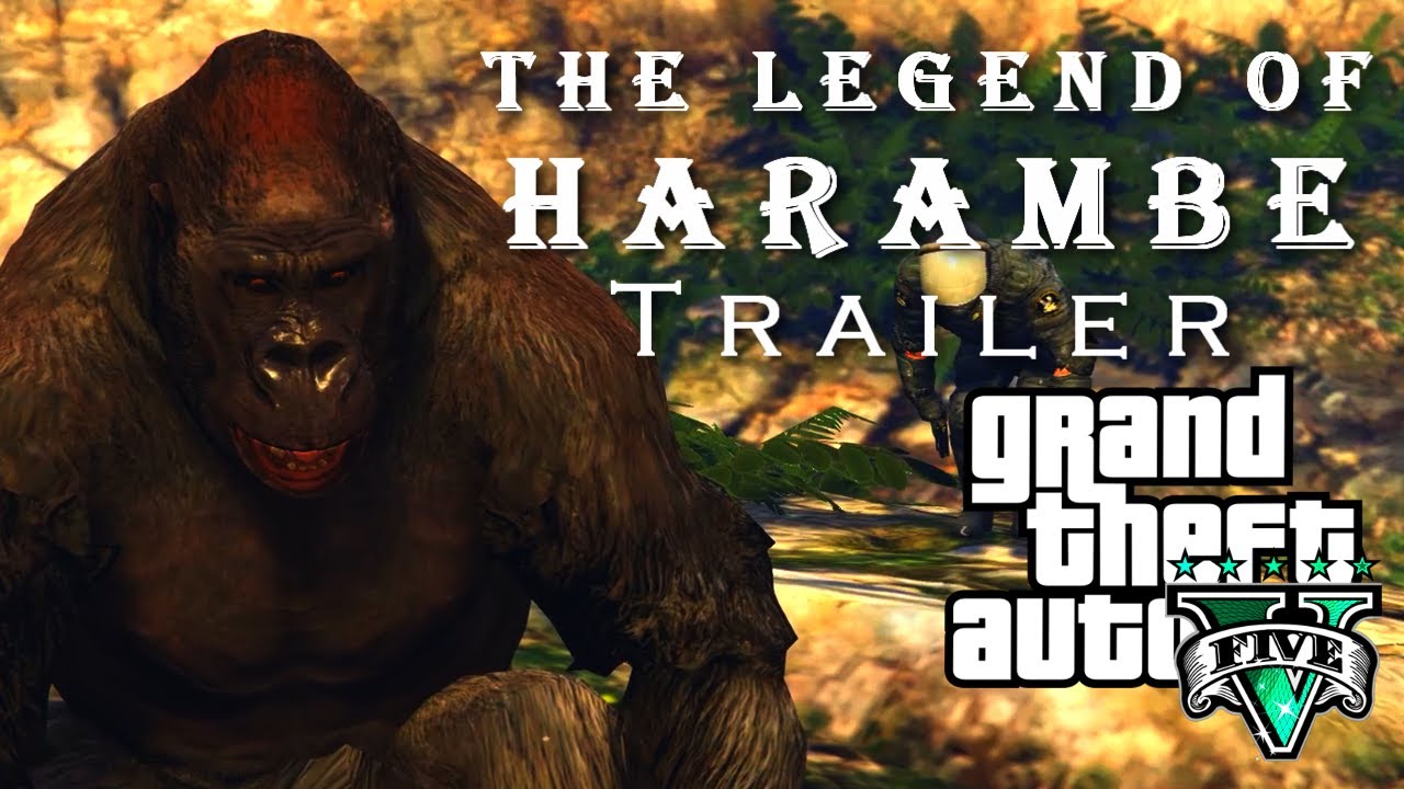The Legend of Harambe | GTA V Trailer - YouTube