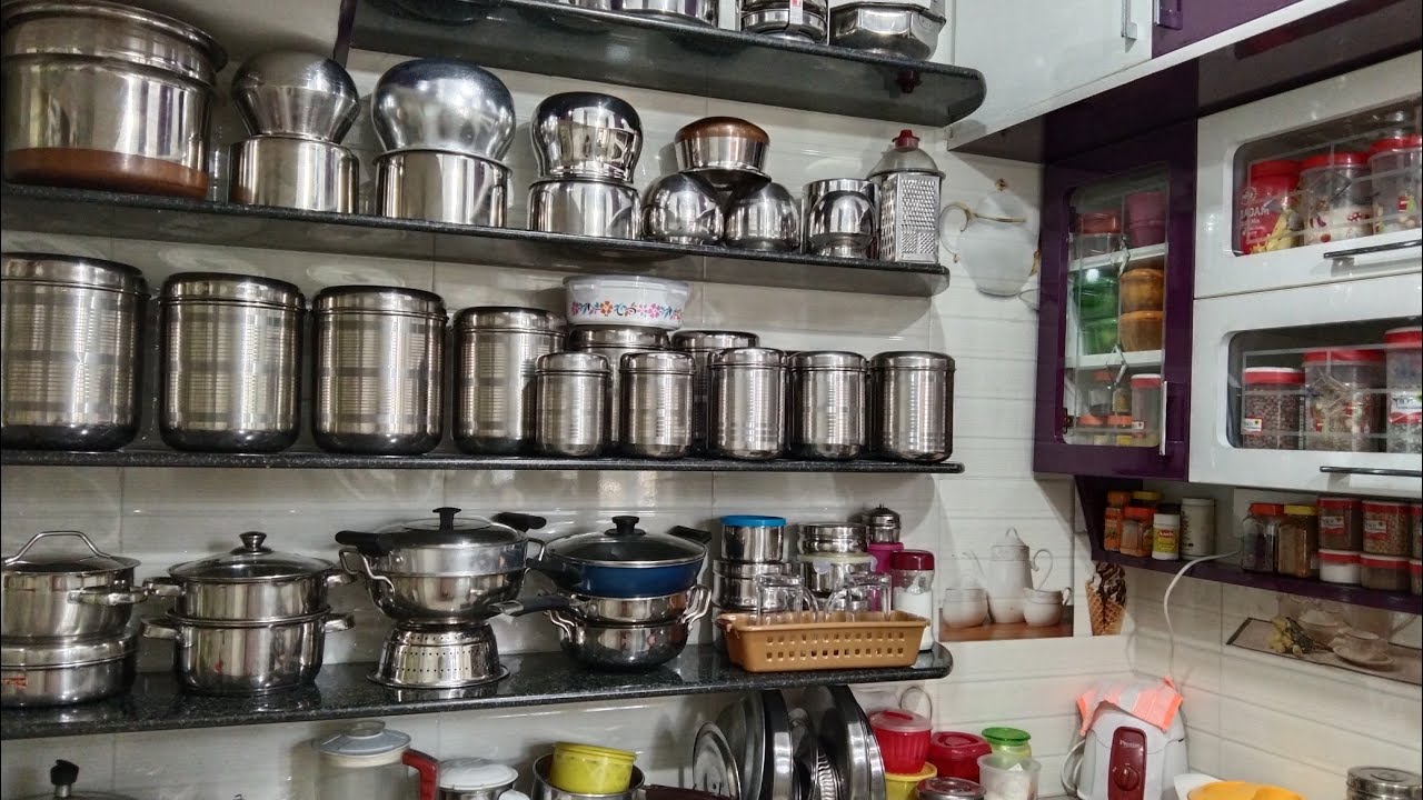 My kitchen Tour| Small Kitchen Tour | My Home Healthy Recipes - YouTube