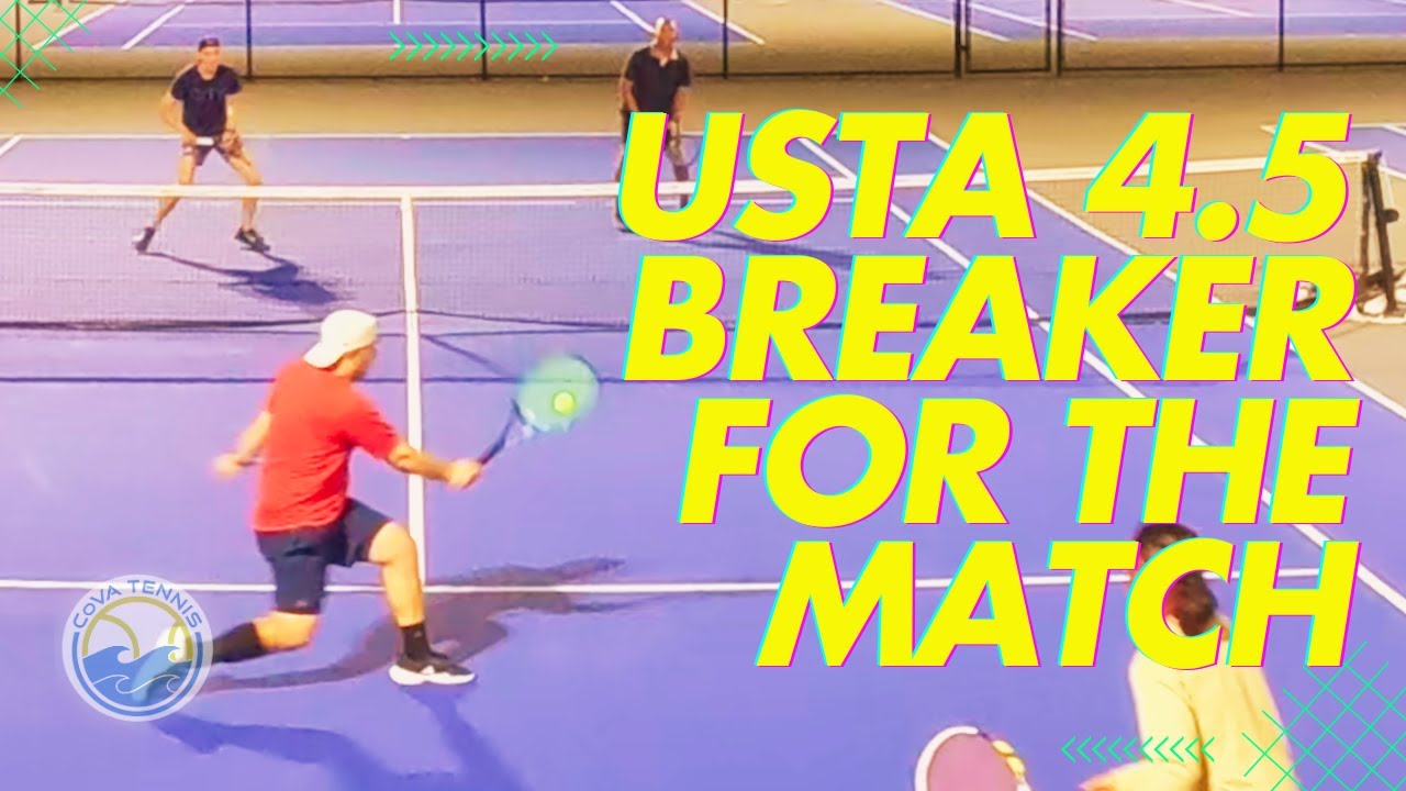 3rd Set Super Tie Breaker | USTA Rated 4.5 Mens League - YouTube