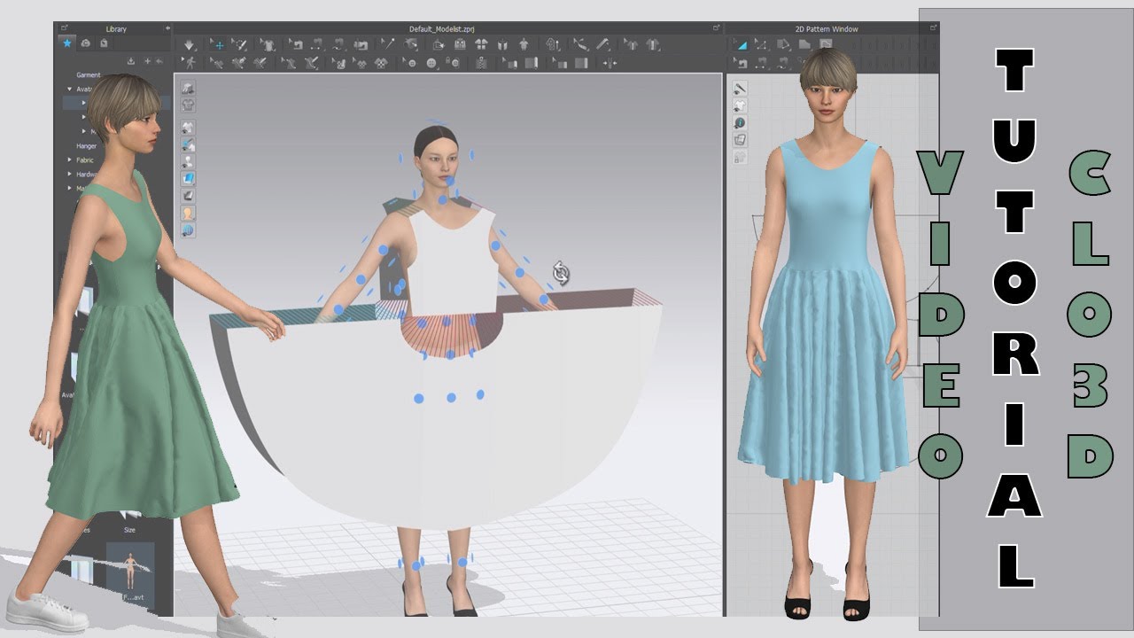 Tutorial cara menggunakan aplikasi Clo3D - YouTube