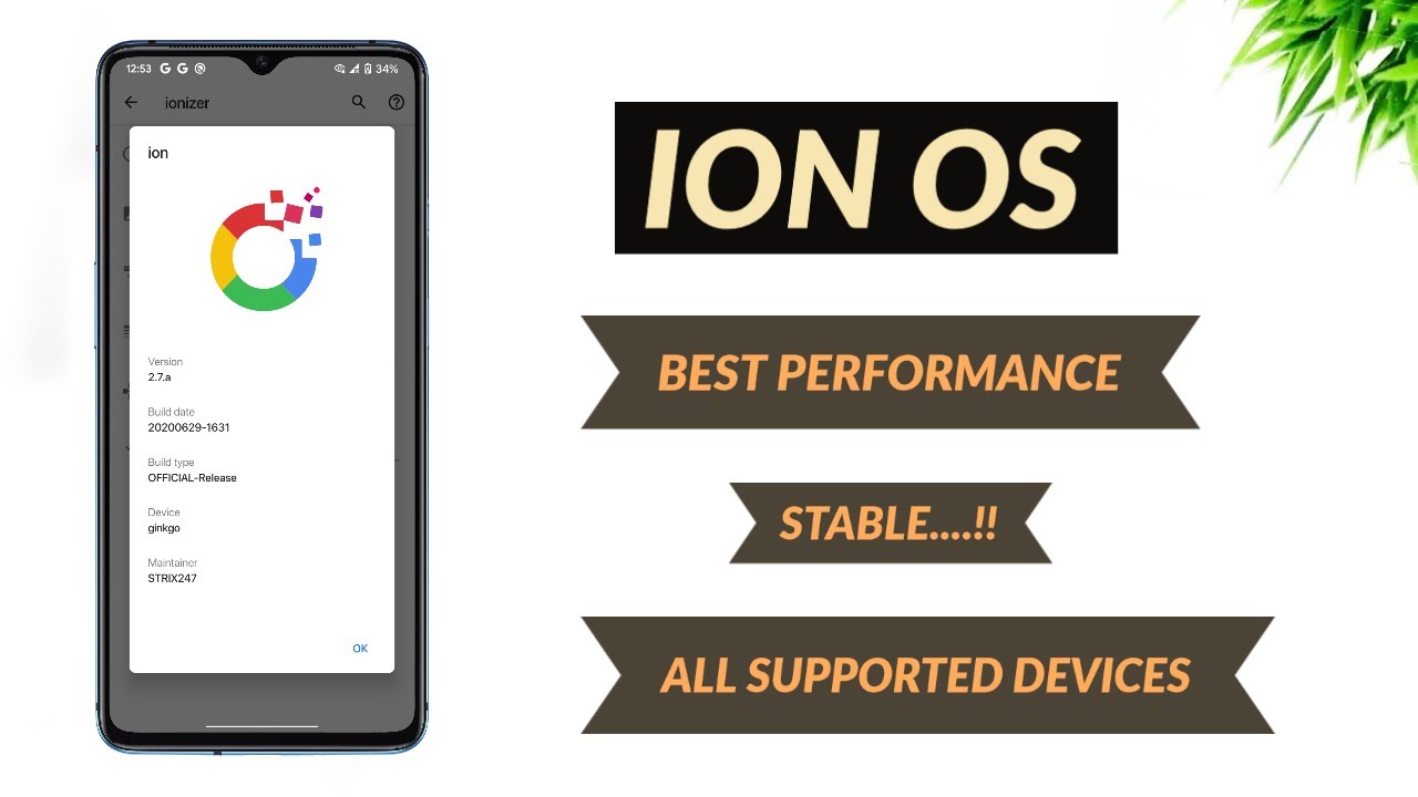 [OFFICIAL] iON OS Custom ROM...| Performance & Customizations at it's ...