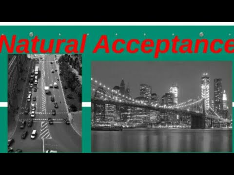 Natural acceptance and experimental validation different between ...