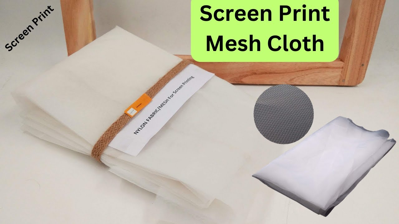 Mesh Cloth.Screen Print Mesh Cloth. - YouTube