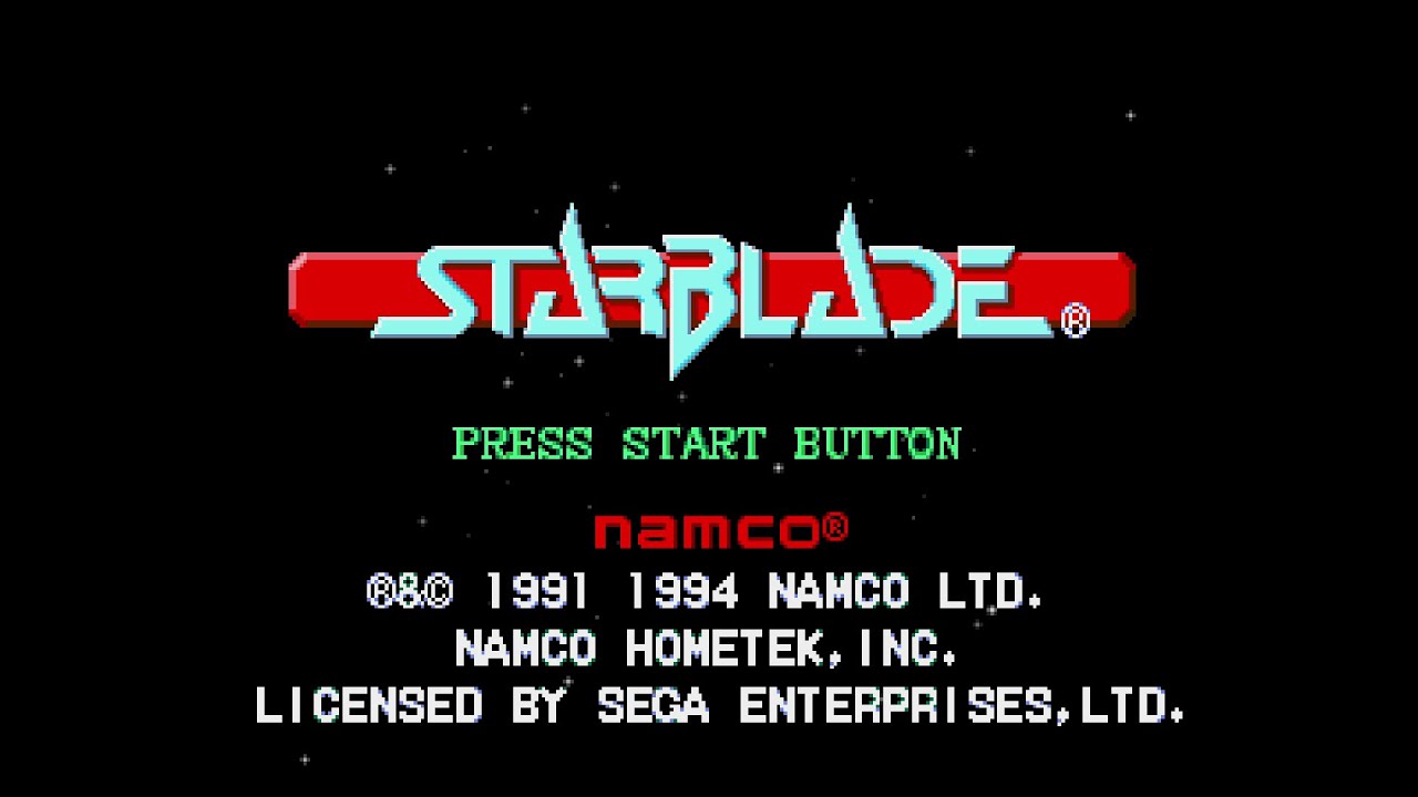 StarBlade (スターブレード) . [Mega CD - TechnoSoft, Namco]. ALL. - YouTube