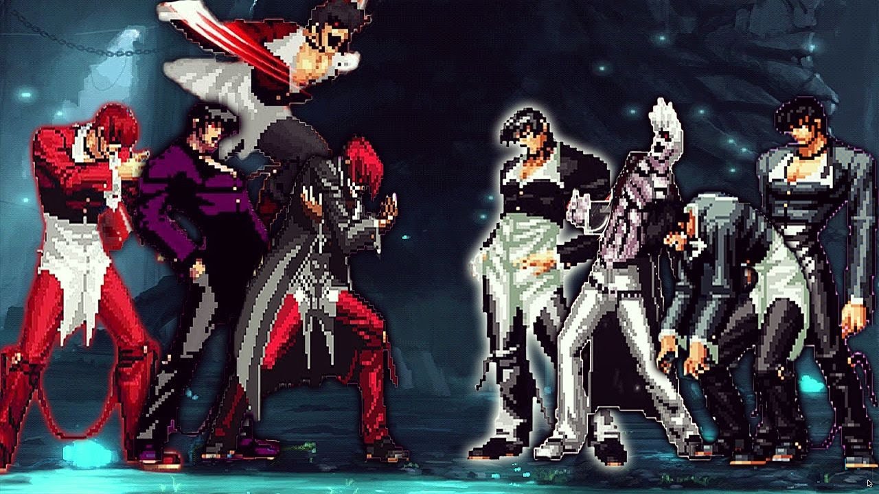 [KOF Mugen] Iori Yagami Team Vs WF Iori Yagami Team - YouTube