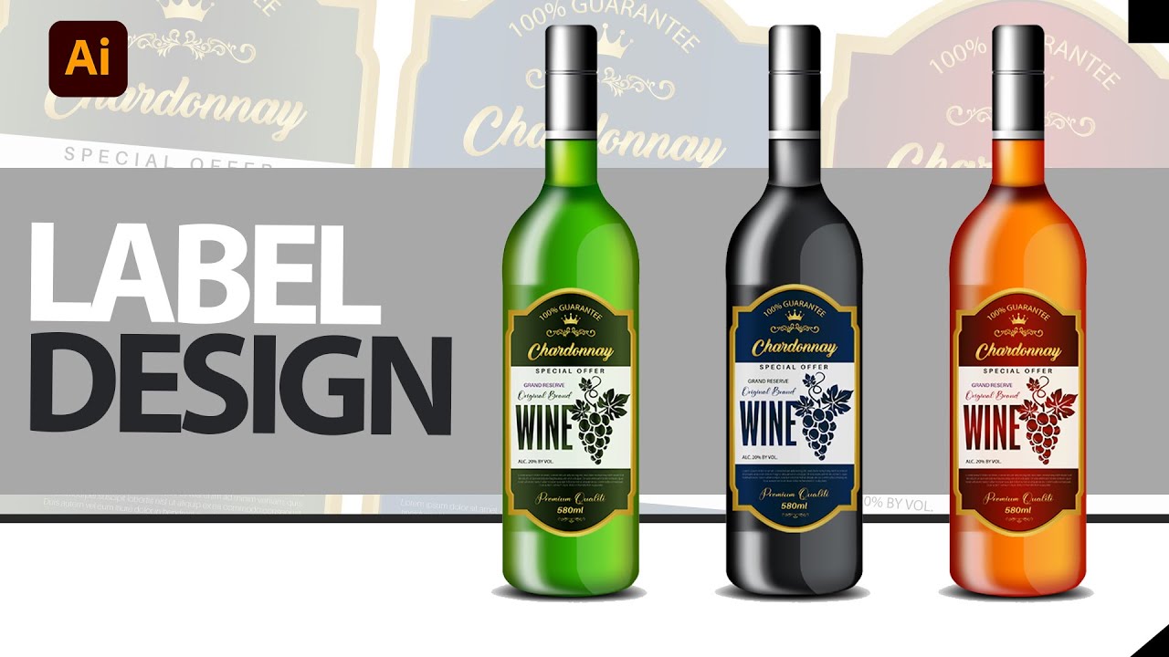Label design in illustrator | Label design | Packaging Design | Graphic ...