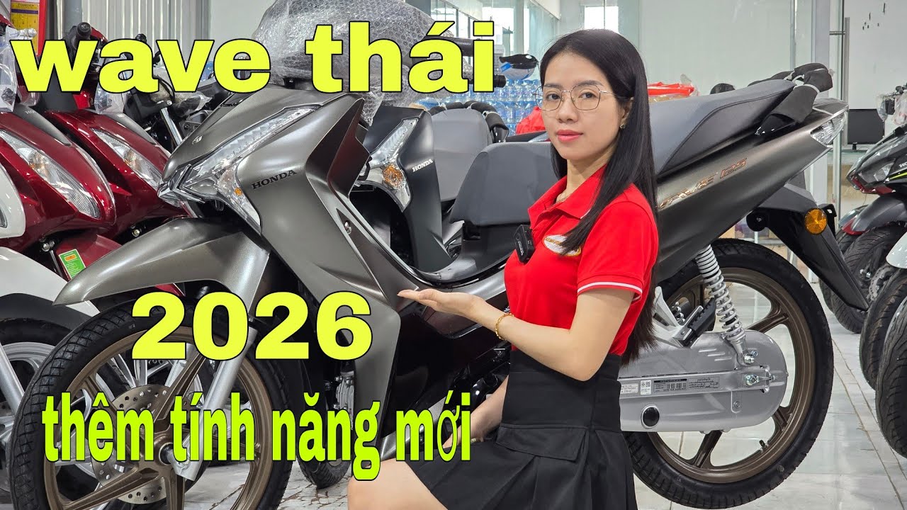 Wave thái 125i đã về 2026 có thêm các tính năng mới hấp dẫn | Mỹ motor ...