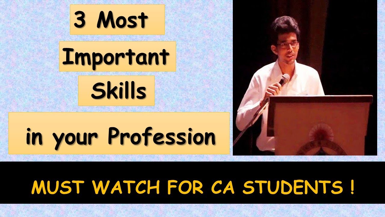 Most important skills to learn during CA Articleship | CA AKS | #ca # ...