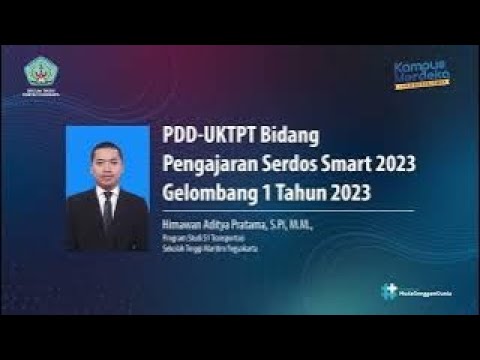 PDD-UKTPT VIDEO PENGAJARAN |SERDOS SMART 2023| HIMAWAN ADITYA P ...