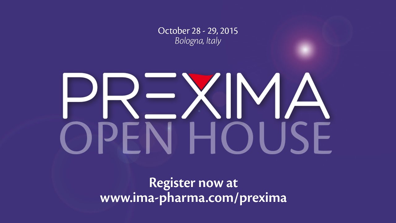 PREXIMA: the New Tablet Press Machines series by IMA Active - YouTube