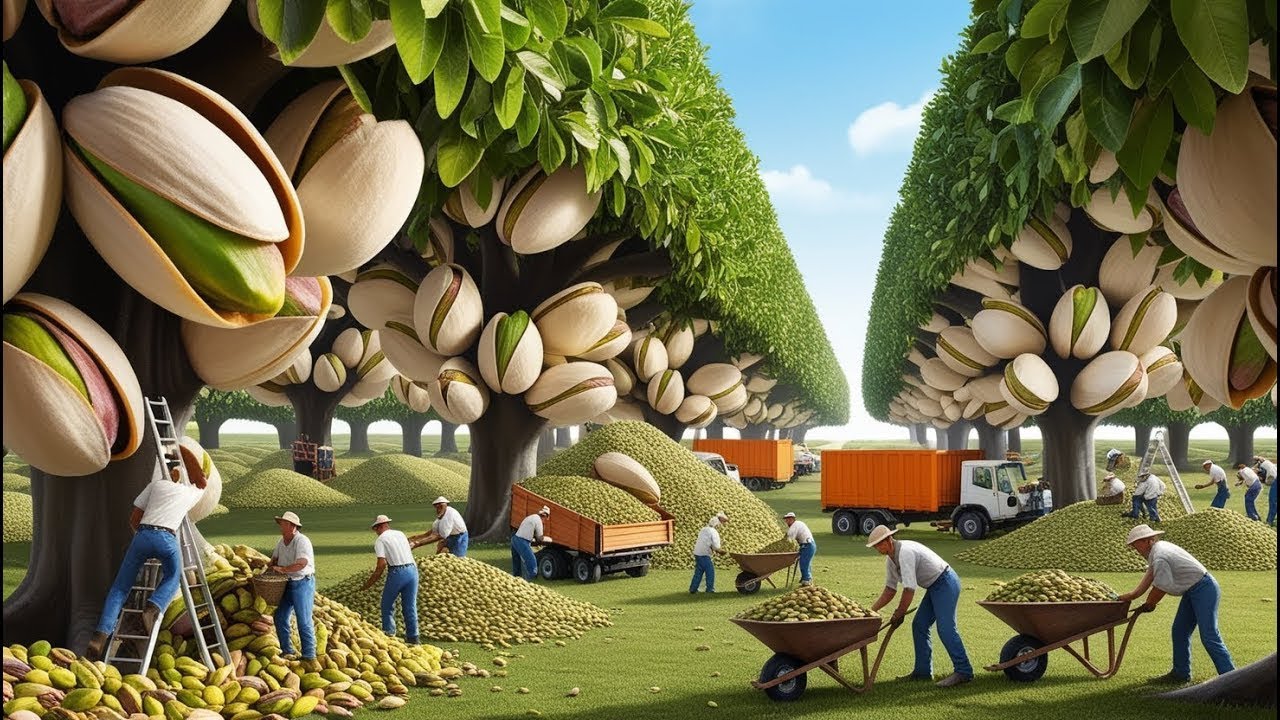 Revolutionizing Pistachio Harvesting with Cutting-Edge Machinery ...