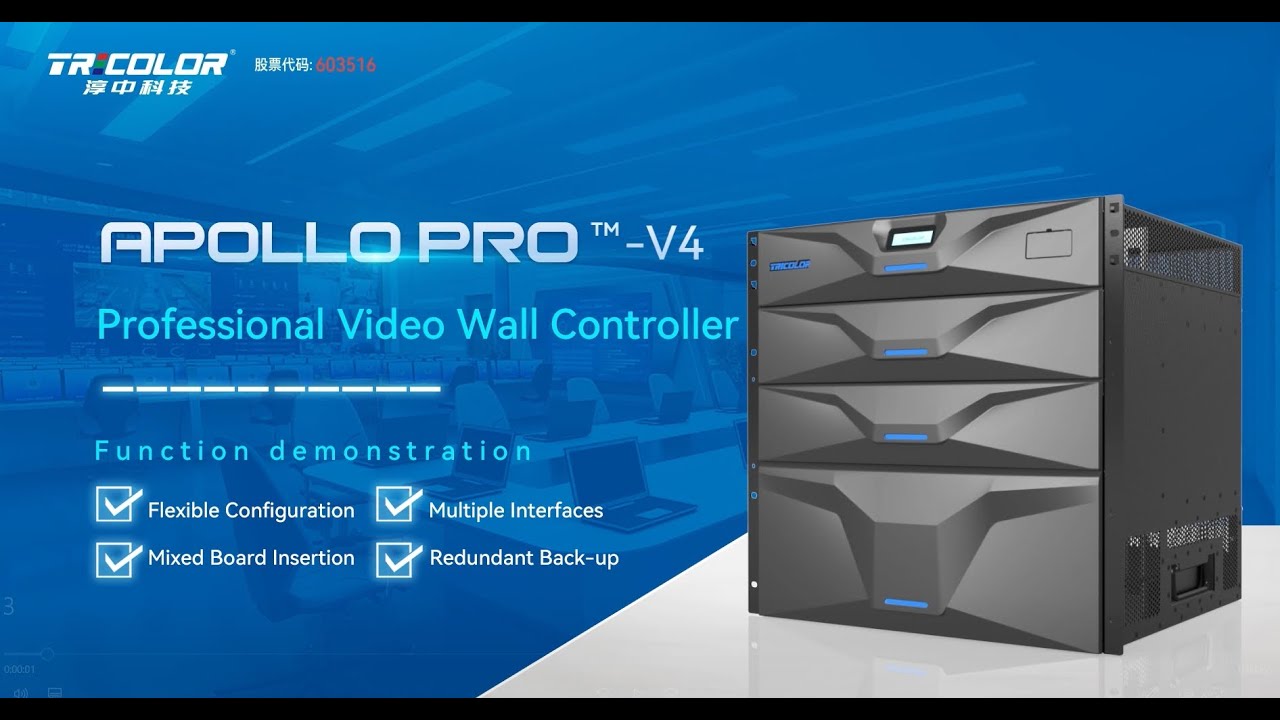 Apollo Pro Series Video Wall Controller Function Introduction 3 - YouTube