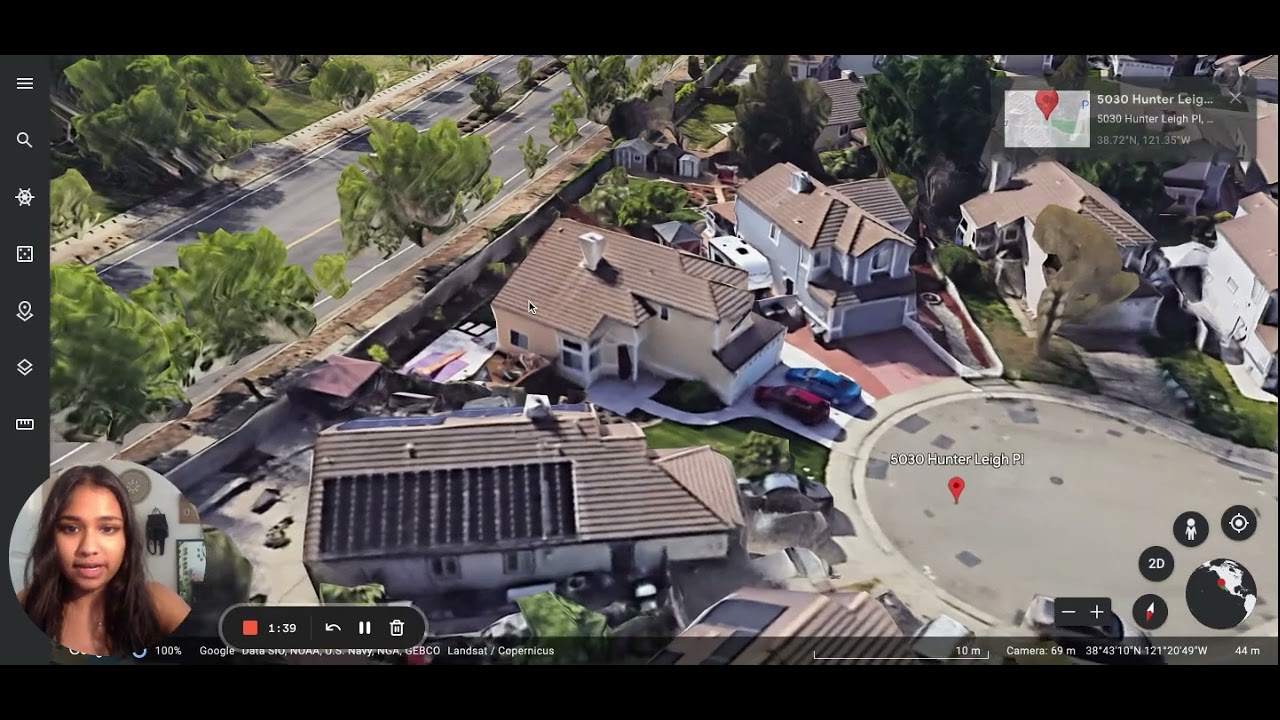 How to [VAs- Count window panes using Google Earth for 2 story window ...