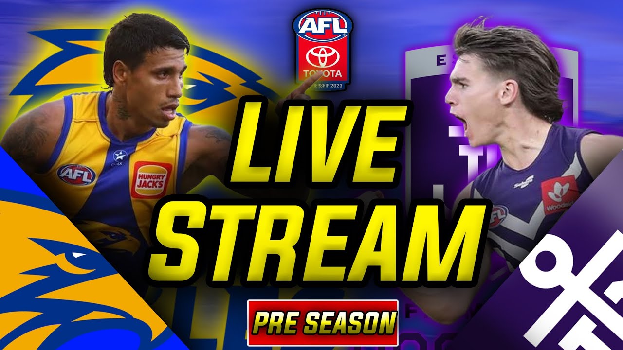 WEST COAST EAGLES V FREMANTLE MATCH SIMULATION AFL 2024 - YouTube
