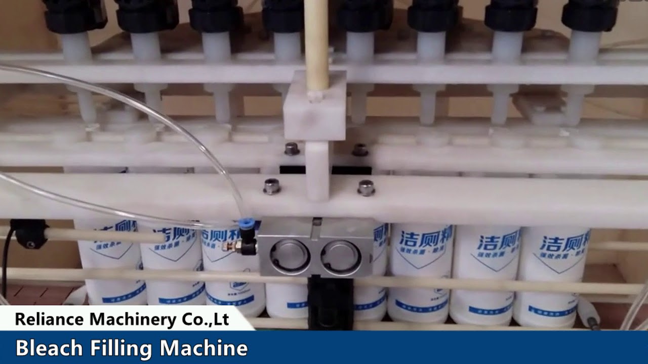Bleach Filling Machine, chemical liquid bottle filling equipment ...