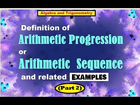 Arithmetic Progression (Practice Questions) (Lecture#38, 23-01-2021 ...