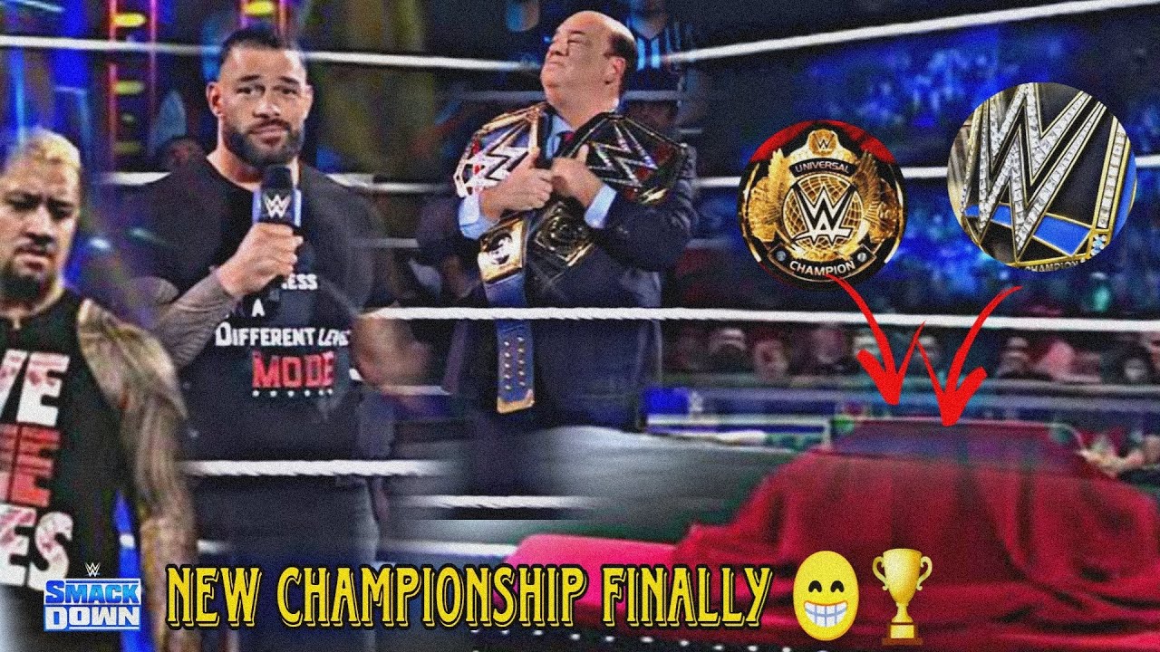 Roman Reigns New Undisputed Championship Design | New Universal Title ...