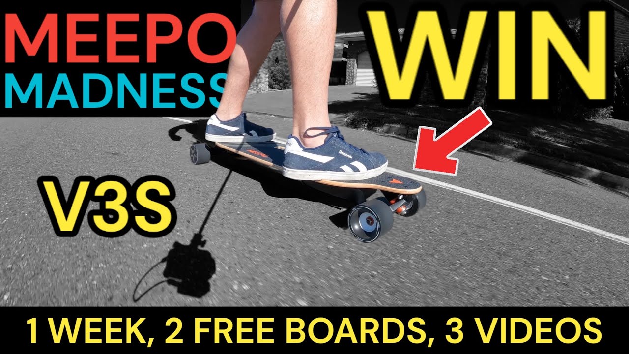 MEEPO MADNESS Part 1 | Meepo V3s | Win a Brand New Skateboard - YouTube
